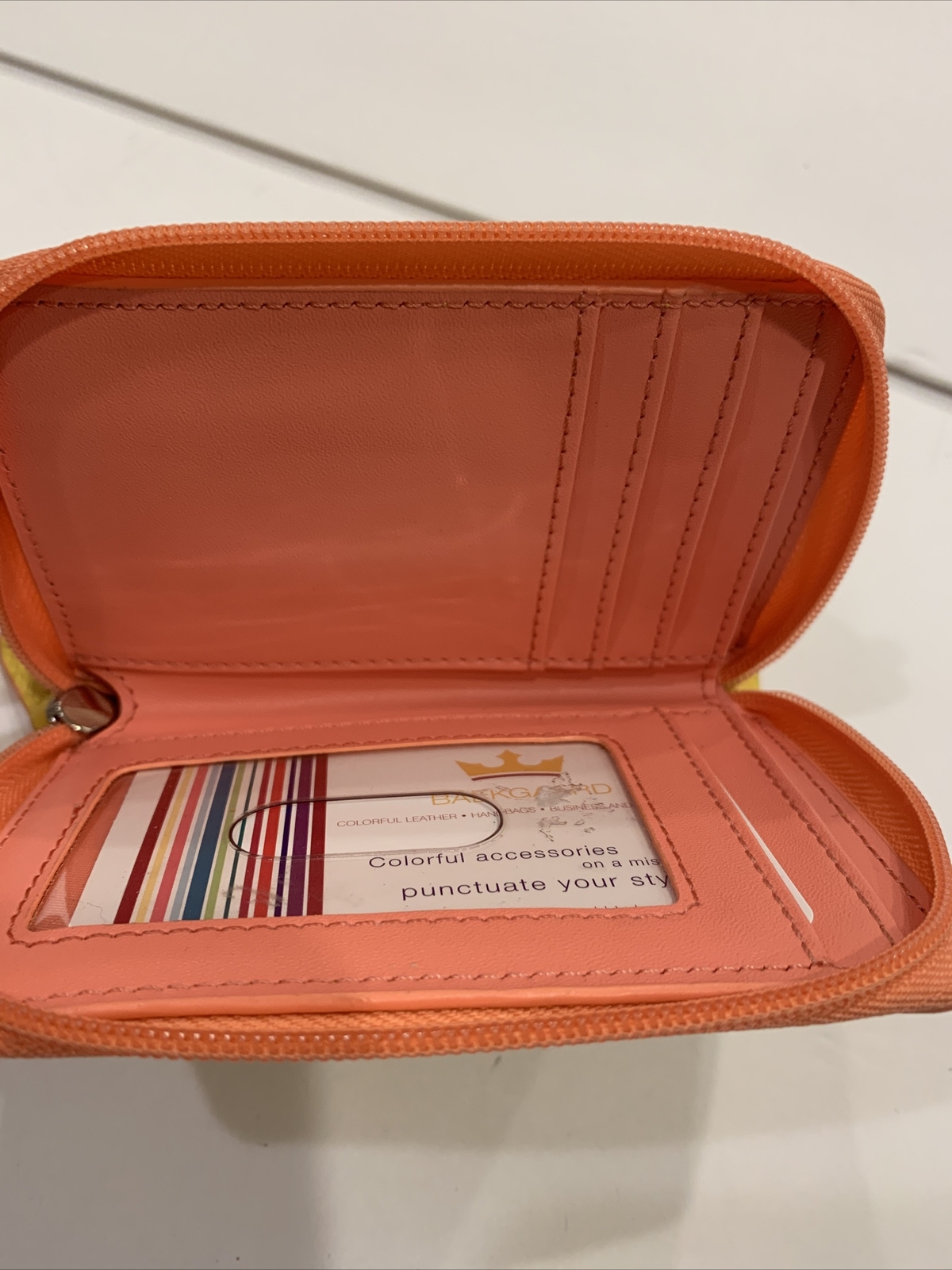Baekgaard Women Wallet. Yellow + Pink. 5x3.5” in Size. Cute… | eBay