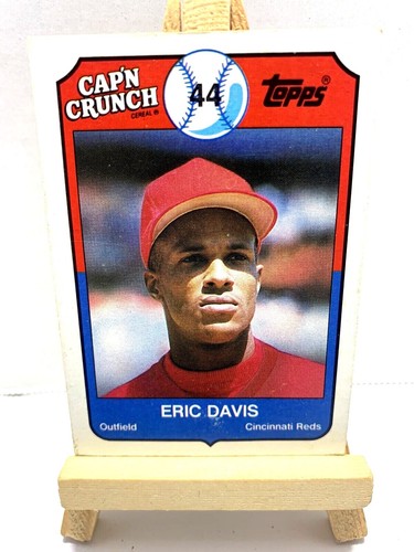 1989 Topps Cap'n Crunch Baseball Card #13 of 22 Eric Davis | eBay