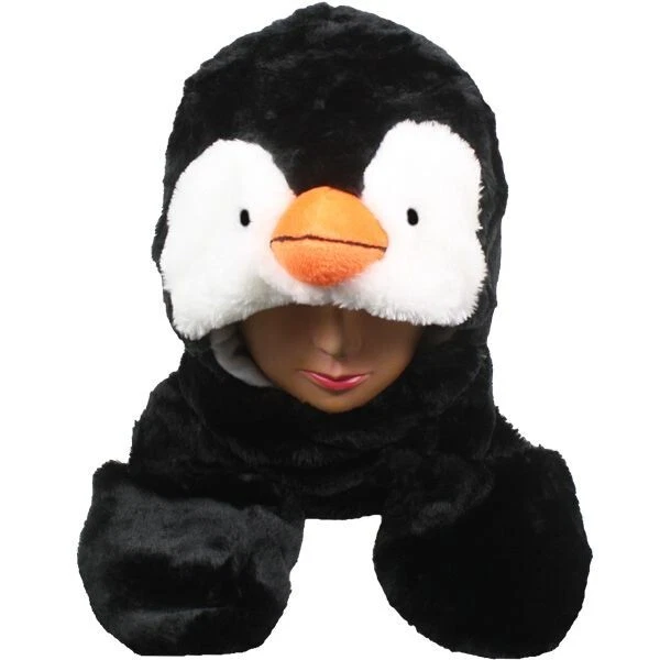 Penguin Hat With Mittens