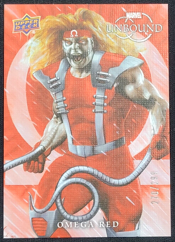2022 MARVEL UNBOUND OMEGA RED CANVAS #D 270/299 | eBay