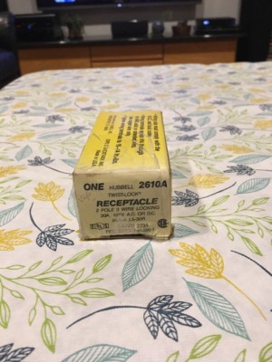 NEW HUBBELL 2610A TWIST-LOCK 2P 3W Receptacle | eBay