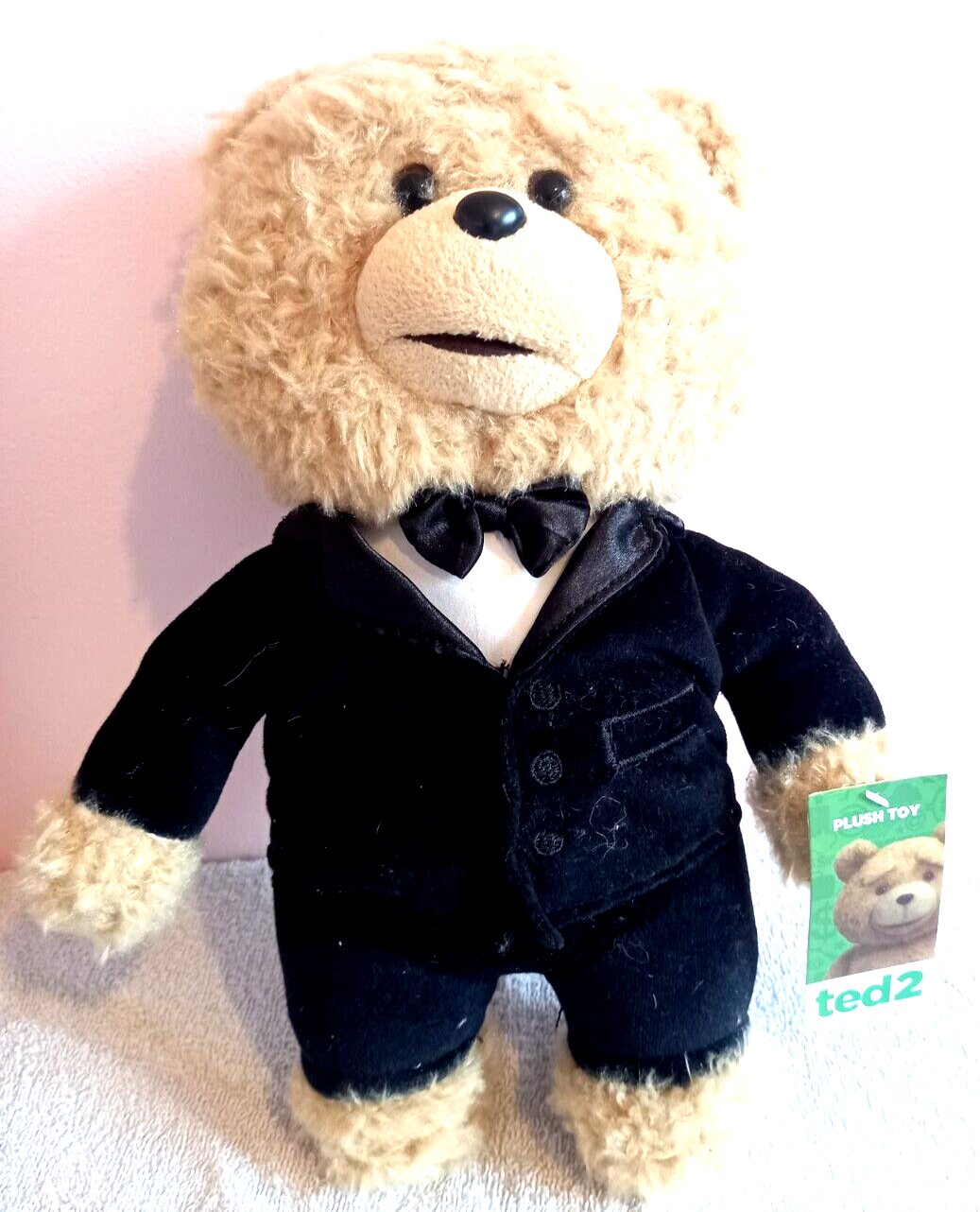 Ted 2 Film Ted In Black Tuxedo Soft Toy Teddy Bear Plush Whitehouse ...