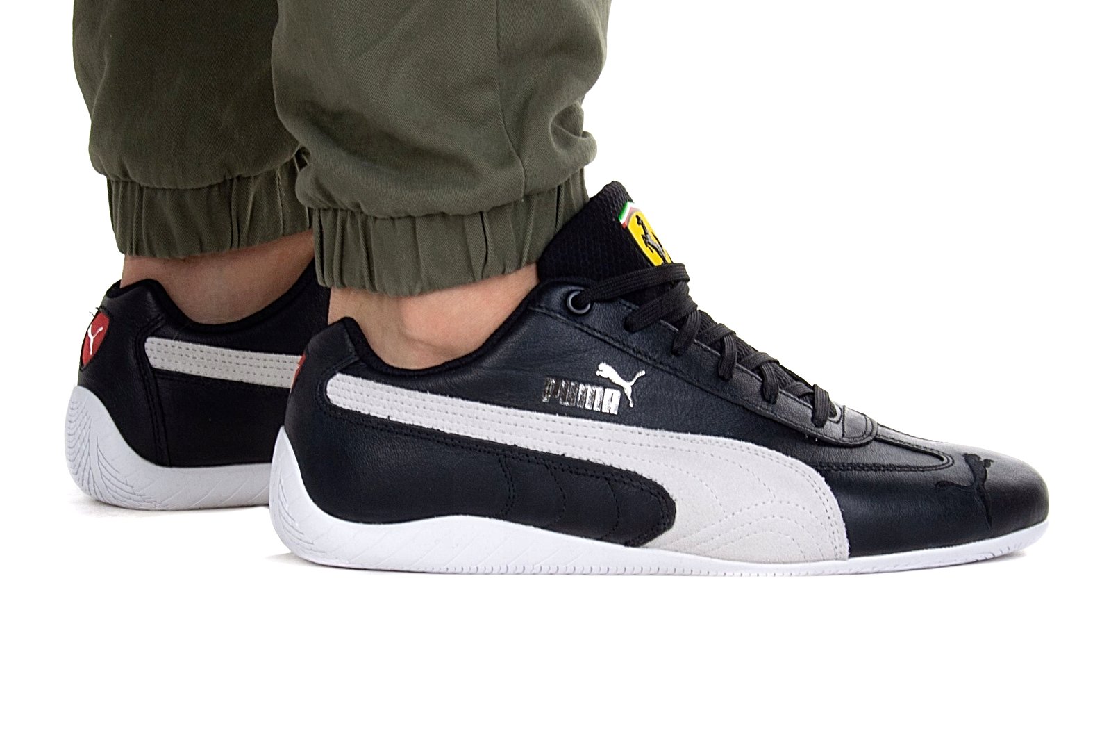 NEW PUMA SF FERRARI SPEEDCAT SCUDERIA BLACK MOTORSPORT RACING DRIVING ...