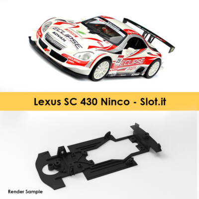 Chasis LEXUS SC430 NINCO - 3D para soporte Slot.it | eBay