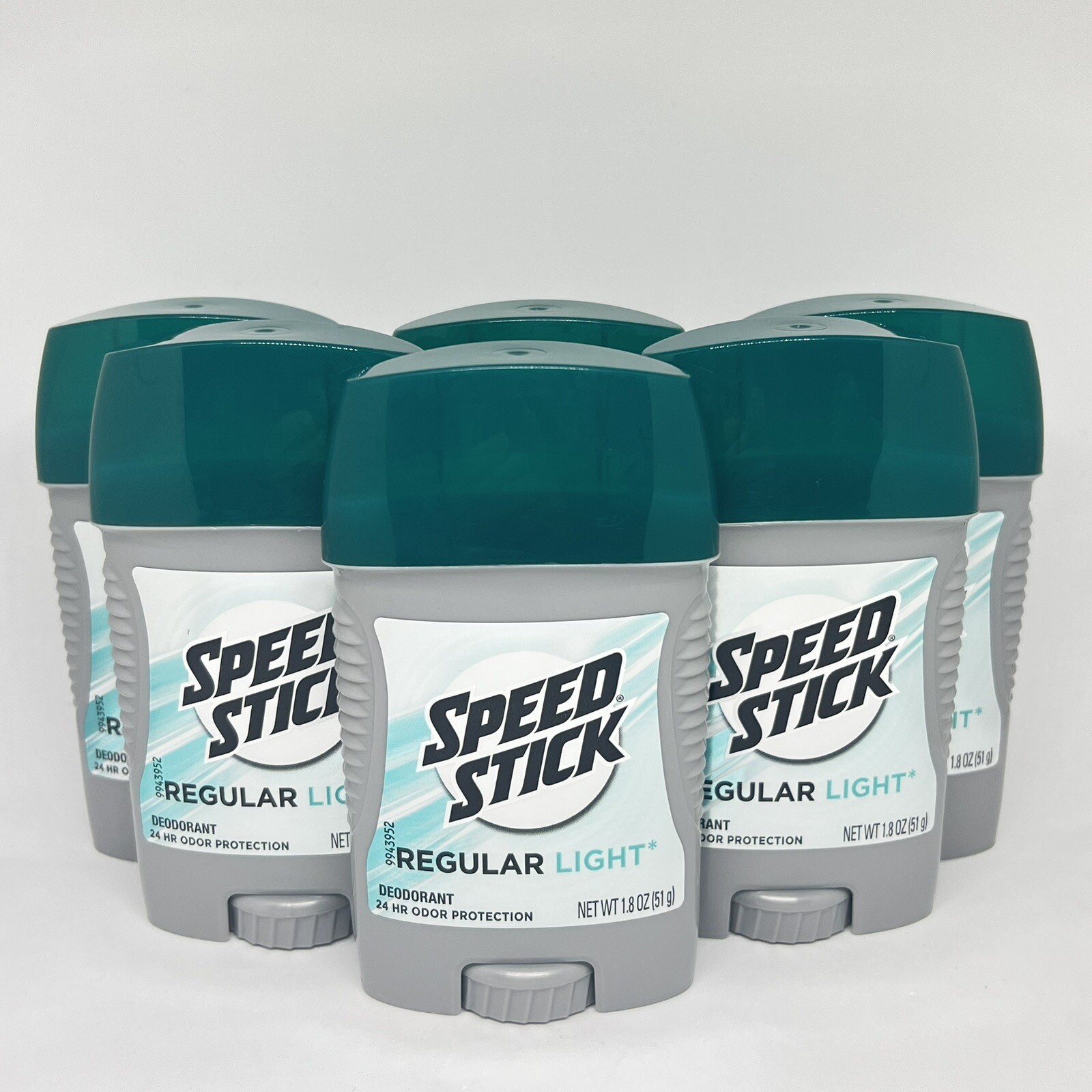 Speed Stick Regular Light Deodorant 1.8oz 24 Hour Odor protection 6 ...