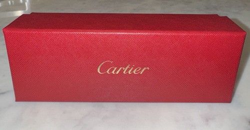BRAND NEW! Authentic Cartier Eyeglasses Box and Cloth, 2.5"x7" | eBay