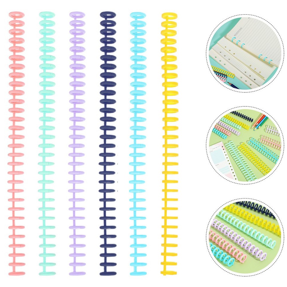 30 Pcs Book Binding Materials Binder Maker Spiral Combs Notebook | eBay ...