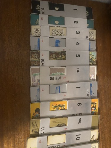 Vintage Duplicate Bridge Aluminum 1-16 Boards, Cards, Score Pads, Case ...