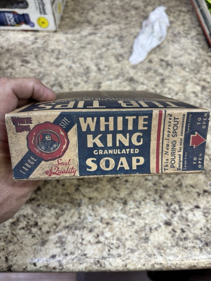 Vintage 1933 large Size White King Laundry Soap 1 Pounds 6 Ounces - NOS ...