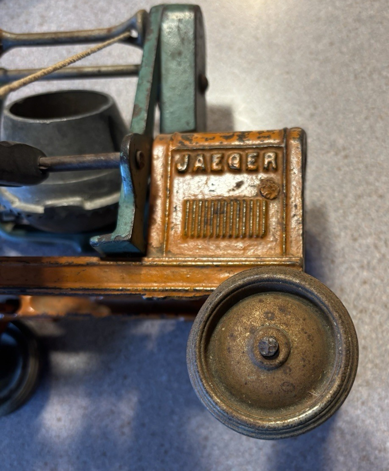 KENTON CAST JAEGER CEMENT MIXER 1930s CAST IRON CONSTRUCTION TOY-RARE ...