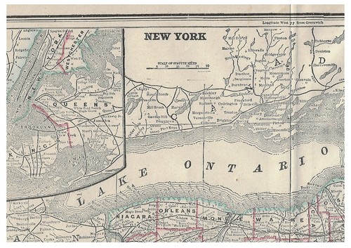 Antique Circa 1880s Map of NEW YORK | eBay