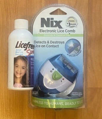 Nix Electronic Lice Comb plus Free Licefree 6oz bottle | eBay