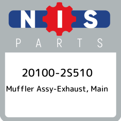 20100-2S510 Nissan Muffler assy-exhaust, main 201002S510, New Genuine ...