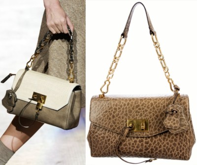 MARC JACOBS GARBO GENE HANDBAG TEXTURED CRACKED PEBBLED TAUPE LEATHER ...