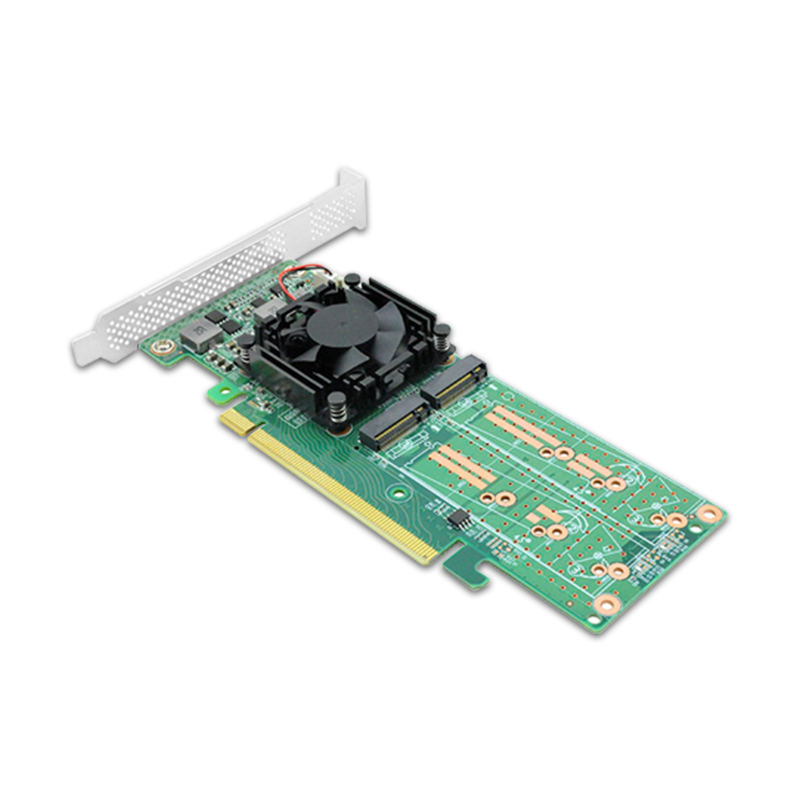 Shinreal PCI Express x16 to Quad M.2 NVMe SSD Switch Adapter 2280 | eBay