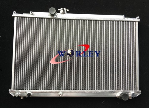 Aluminum radiator for Toyota Mark 2 Chaser JZX100 2.5 1JZ-GTE 1996-2001 ...