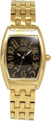 Technos Watch 3-Hand Tonneau T9928GB Women's Gold | eBay