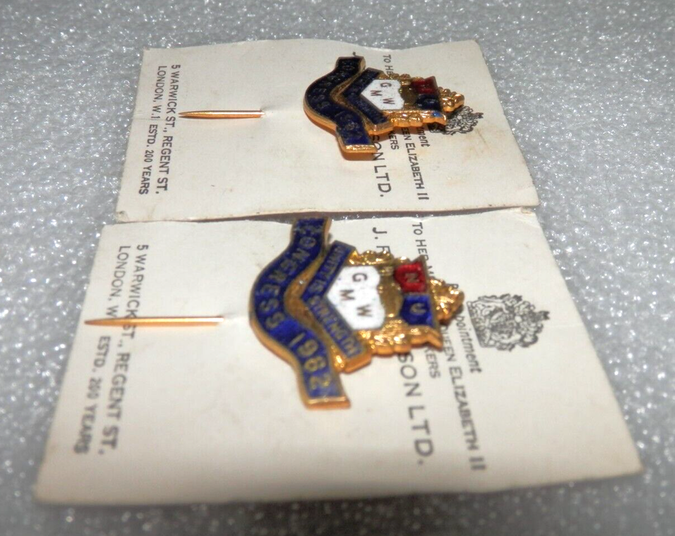 NU GMW Congress 1962 Stick Pins • General Municipal Workers National ...