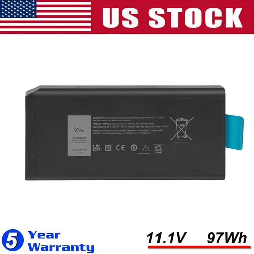97WH Battery For Dell Latitude 5414 5404 7414 7404 CJ2K1 X8VWF 4XKN5 ...