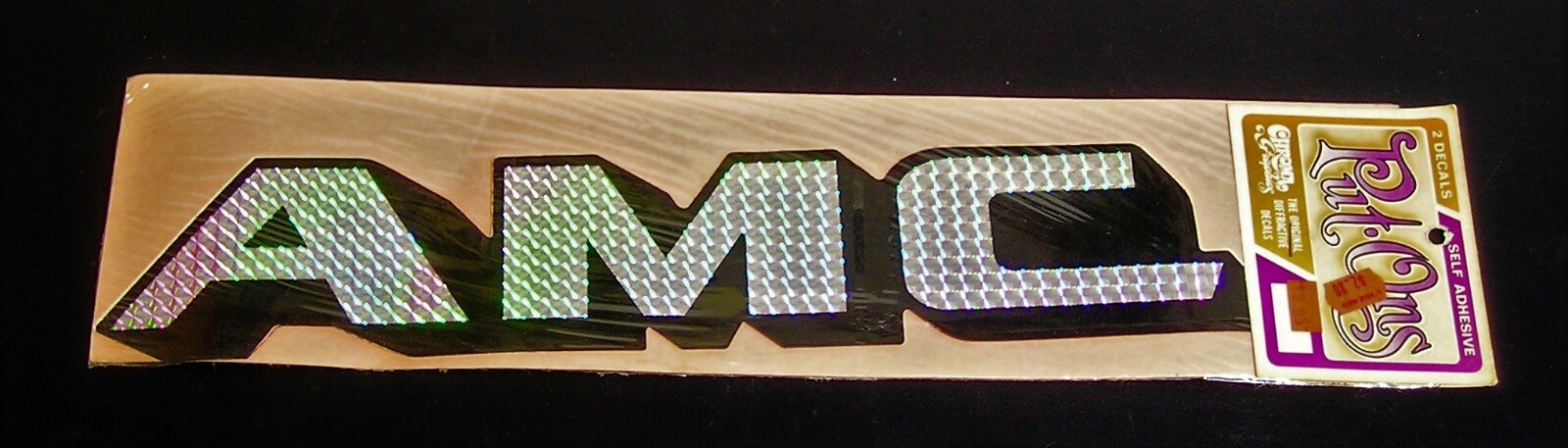 Chroma Graphics - Set of 2 1970s NOS Diffractive Decals - AMC/American ...