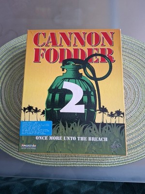 Cannon Fodder 2 Big Box PC Game by Virgin Interactive Sensible Software ...