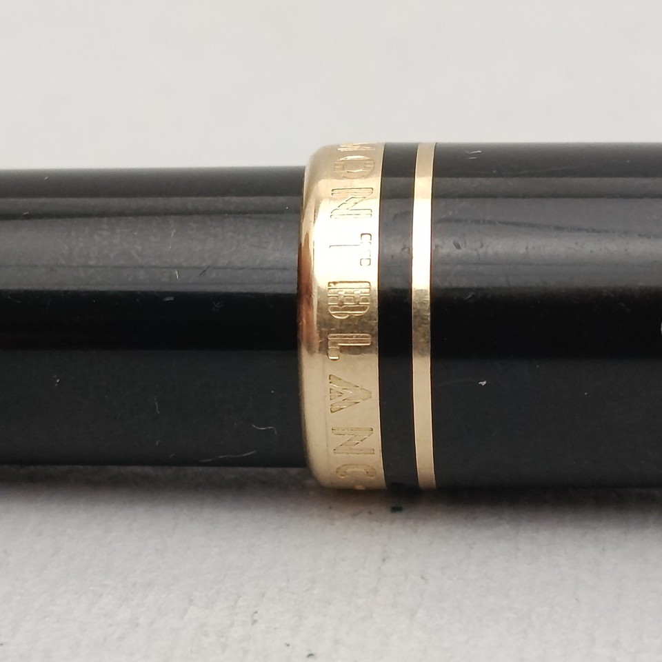 MONTBLANC GENERATION BLACK GOLD TRIM ROLLERBALL PEN EXCELLENT VINTAGE ...