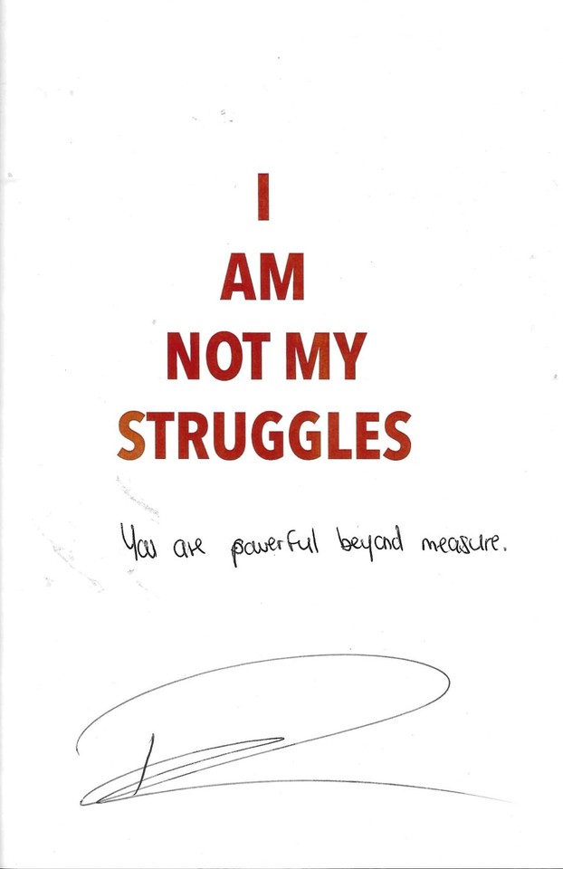 I Am Not My Struggles - Randell Adjei - Poems - Signed | eBay