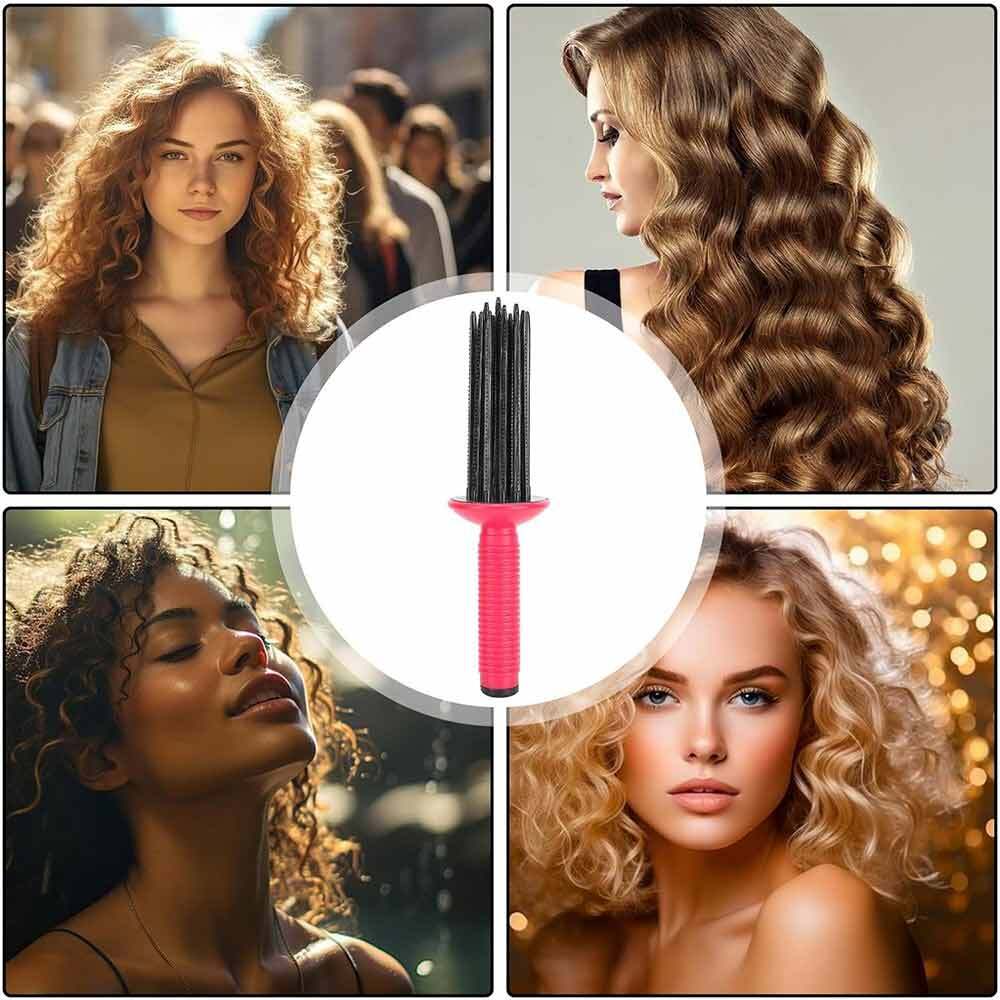 Airy Curl Styler Tools Hair Comb Curler Roller Non Heated Volume ...