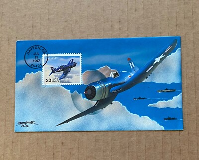 US FDC Ron Beller Cachet Hand-Painted #3142g Corsair 26/26 1997 | eBay