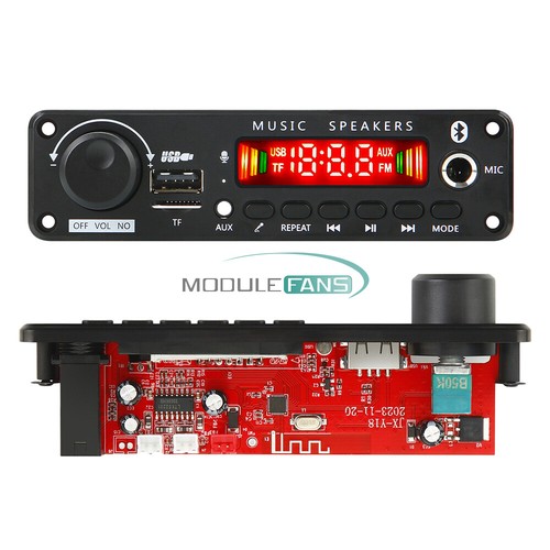 2x25W Amplifier Bluetooth 5.0 MP3 Player Decoder Board 12V Car FM ...