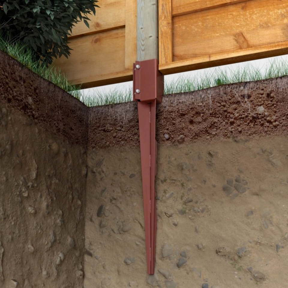Fence Post Spikes 100mm Garden Post Decking | eBay UK