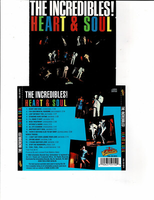 INCREDIBLES - HEART & SOUL (CD 1998) **15 TRACKS** 90431591529| eBay