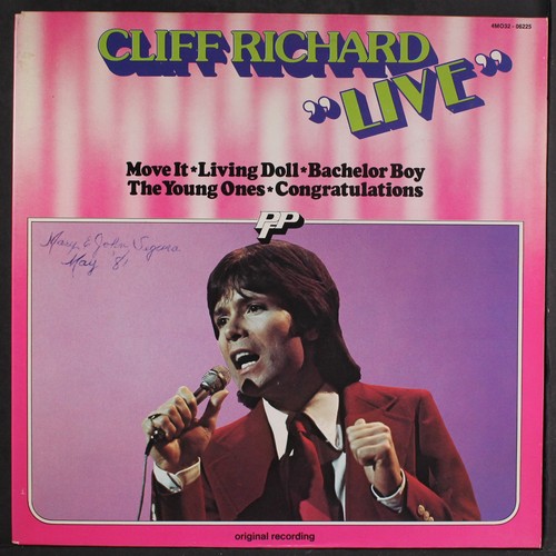 CLIFF RICHARD: live NO LABEL 12" LP 33 RPM | eBay