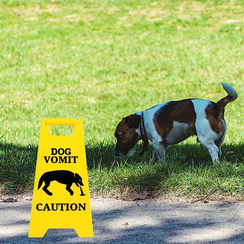 Funny Cat -Vomit Sign Gift Yard Signs New Warning Sign Hot | eBay