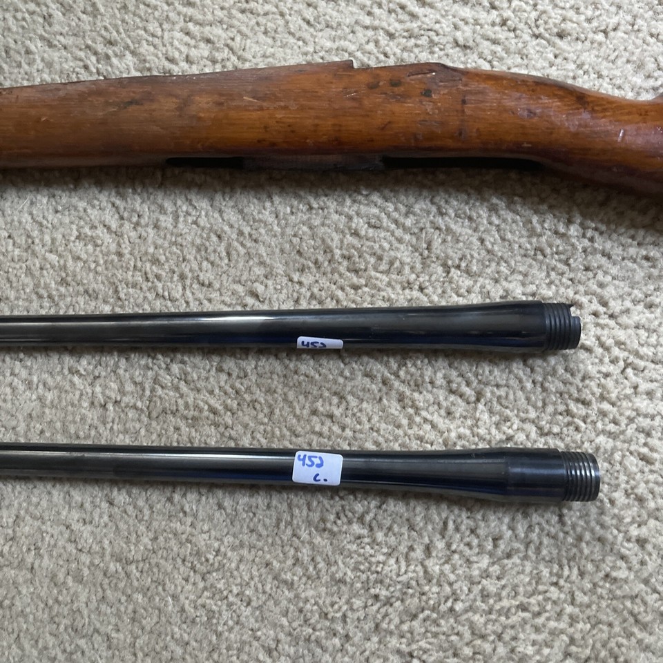 Military Mauser Stock And 2 Nice Blue Unknown Barrels | eBay