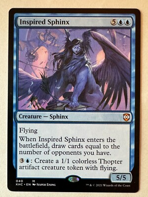 Inspired Sphinx 040 Kaldheim Commander MTG NM | eBay