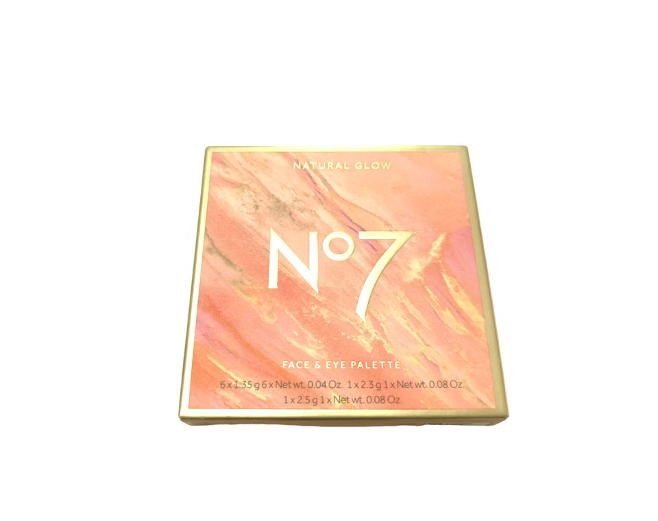 No7 Natural Glow - Face and Eye Palette (Eyeshadows + Highlighters ...