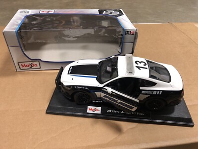 Maisto 1:18 2015 Ford Mustang GT Police Car Special Edition Diecast ...