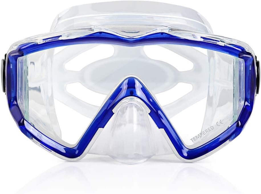 Scuba Diving Mask Tempered Glass Swim Goggles Snorkeling Panoramic ...