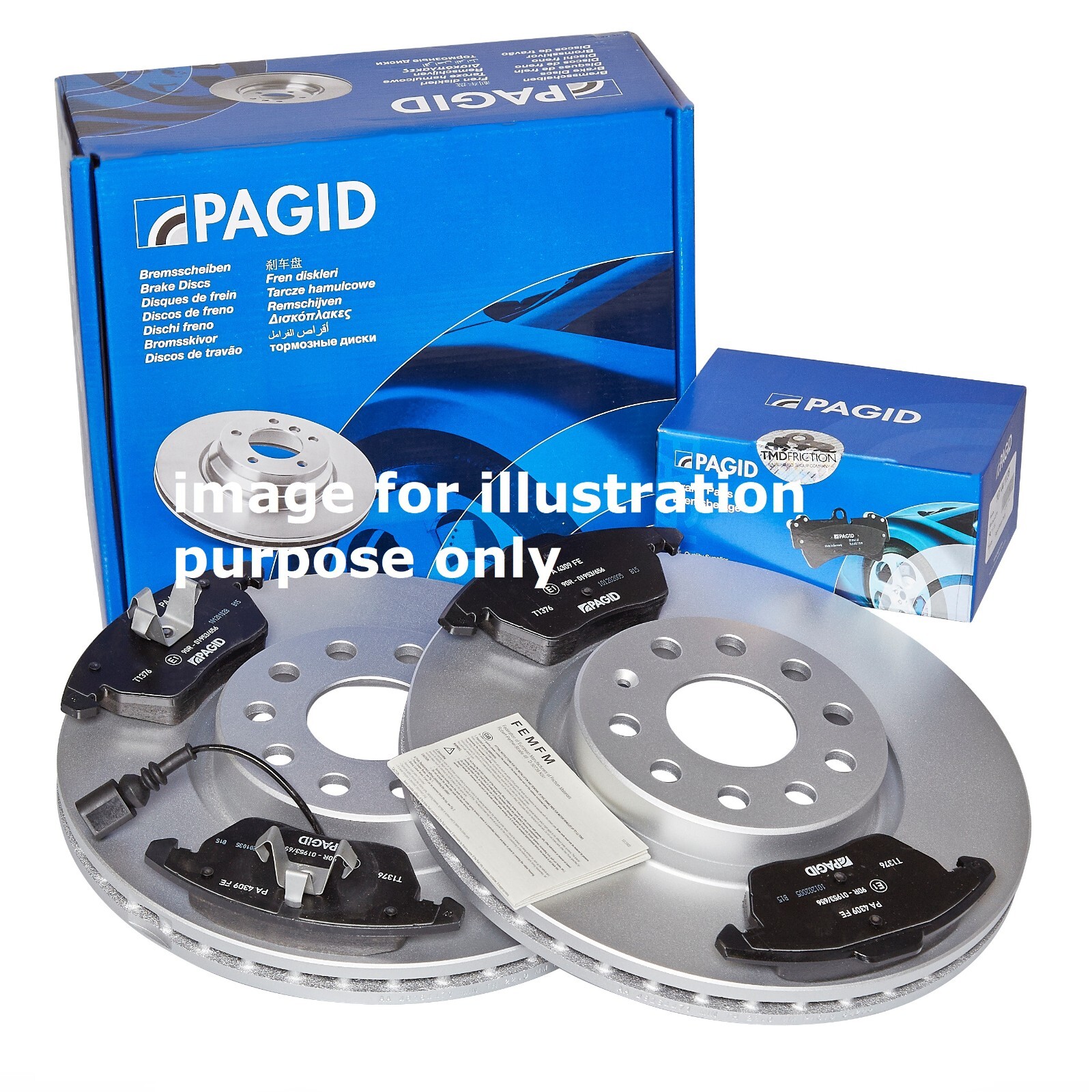 FOR SKODA KODIAQ OCTAVIA SUPERB 2.0 TDI TSI VRS Pagid Front Brake Discs ...