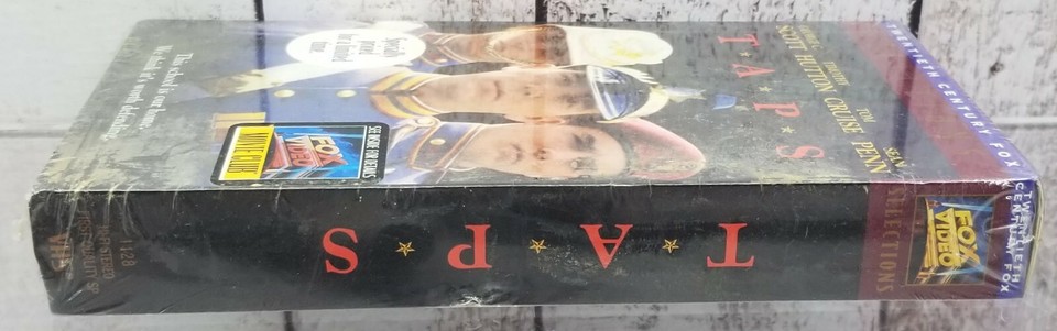 Taps (VHS, 1995) George C. Scott, Timothy Hutton, Sean Penn, Tom Cruise ...