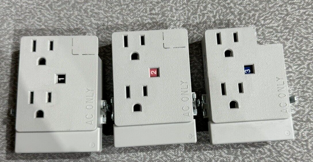 (Circuits 1, 2 & 3) Adj. Haworth Duplex Receptacle - Fits Most Haworth ...