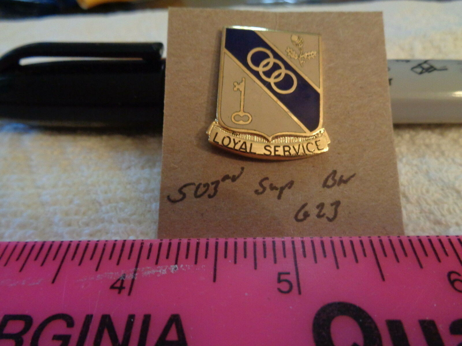 503rd Support Battalion G23 Unit Crest, DI, DUI (DRAW#17) | eBay