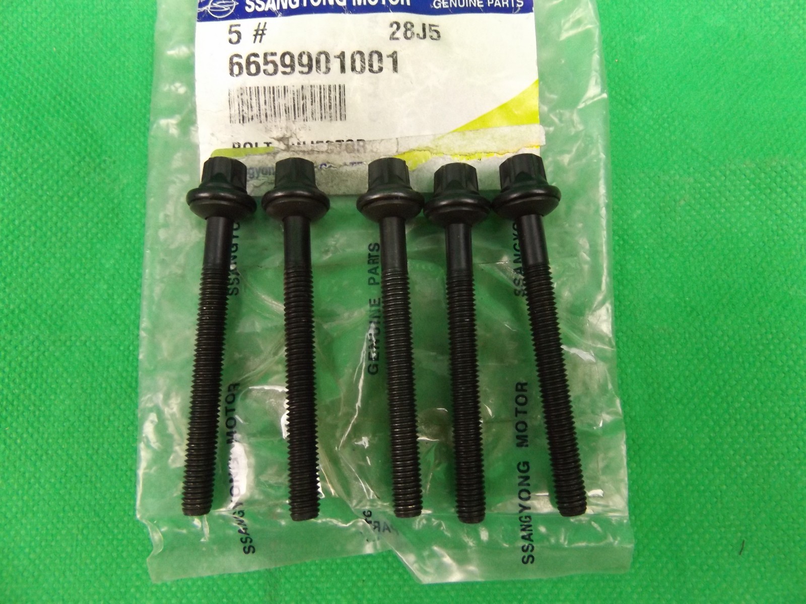 GENUINE SSANGYONG REXTON SUV 2.7 L TD FUEL INJECTOR REPAIR KIT (BOLT ...