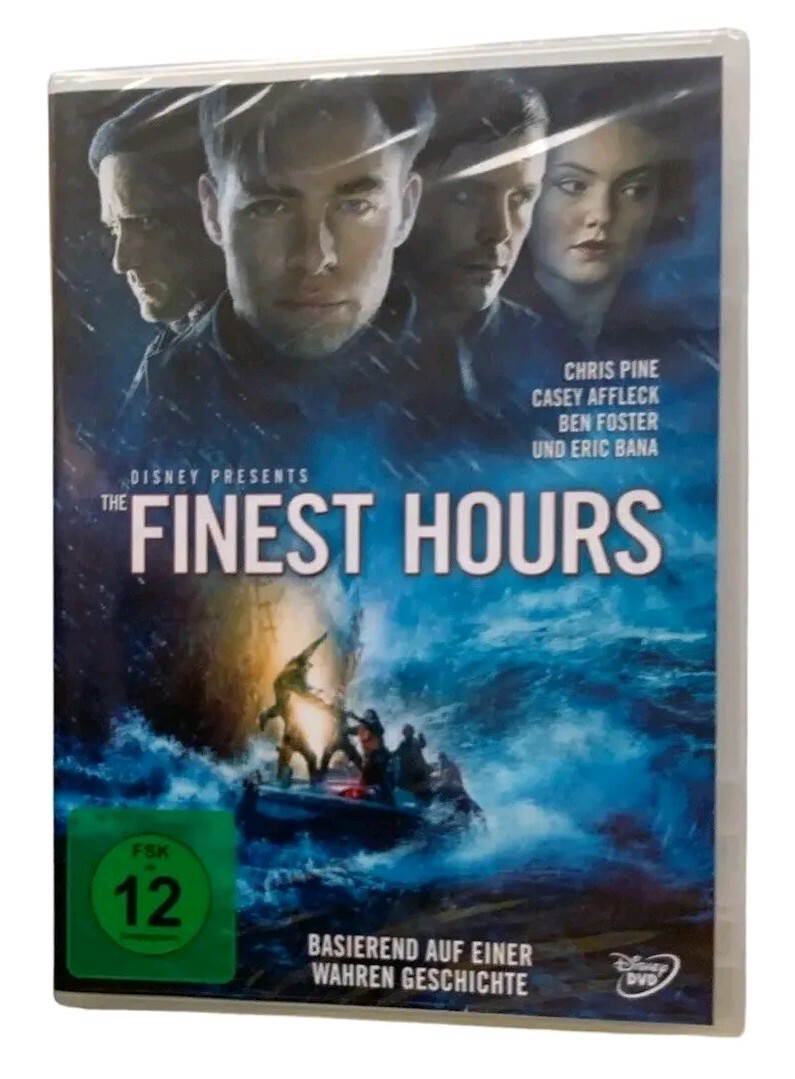 🔥The Finest Hours DVD Disney Action Thriller 2016 Chris Pine Fsk12 ...