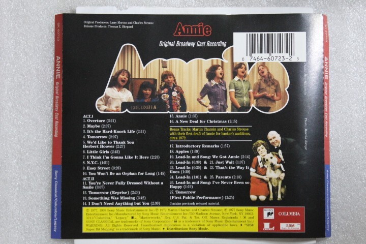 Annie CD Original Cast Recording | eBay