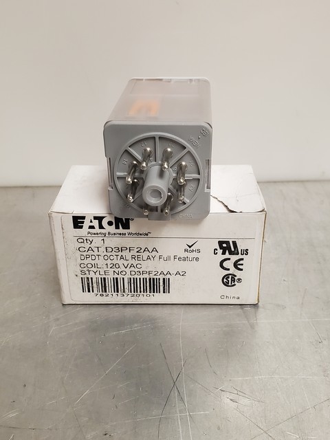 D3PF2AA EATON GENERAL PURPOSE PLUG-IN RELAYS & ACCESSORIES for sale ...
