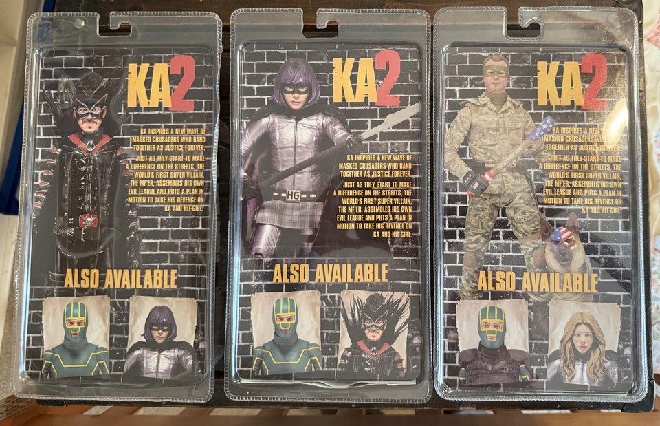 Kick-Ass 2 The MF'ER Hit Girl & Colonel Stars & Stripes Action Figures ...