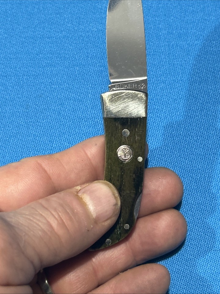 BOKER German Tree Brand, Lockback, With Toothpick, Wood Handles, New ...