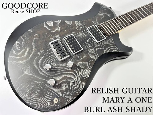 Relish Guitar Mary A One Burl Ash Shady Electric Genuine Hard Case ...